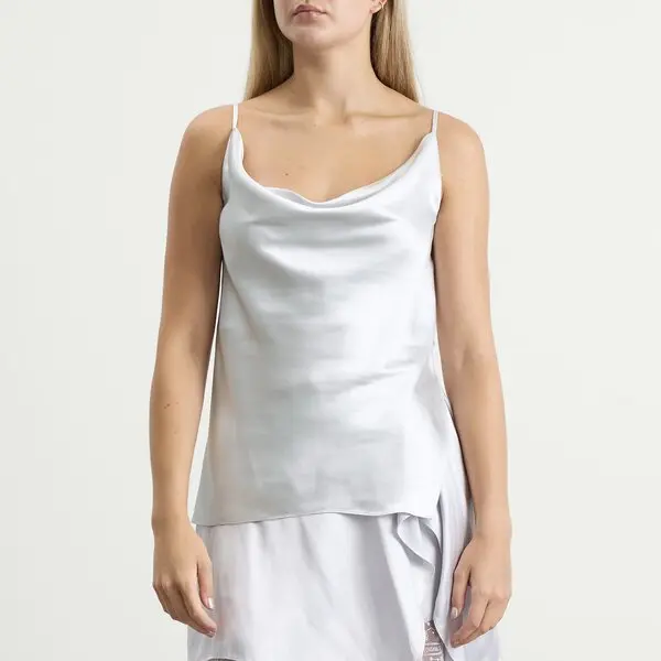 Acne Studios Temi Satin Cami Top - Ice Blue