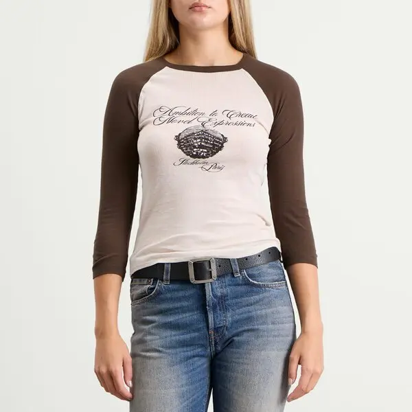Acne Studios Emersona Top - Beige/brown