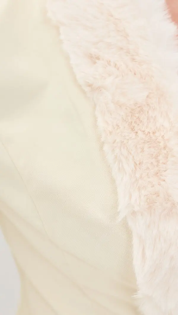 Lioness Dynasty Jacket With Fur Trim