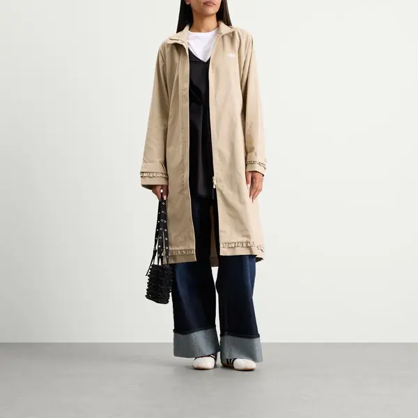 Adidas Pleated Firebird Trench Coat