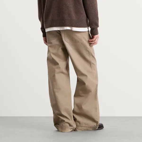 Acne Studios Plinty Rustic Cotton Twill Trousers