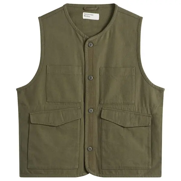 Universal Works Brushed Moleskin 4 Pocket Gilet