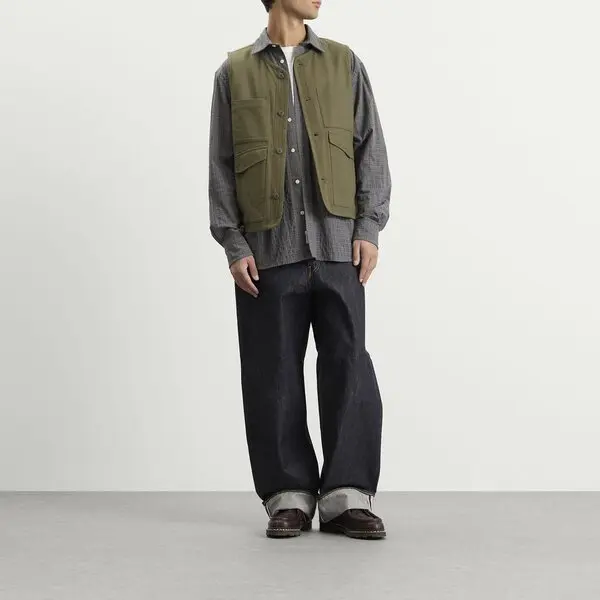 Universal Works Brushed Moleskin 4 Pocket Gilet