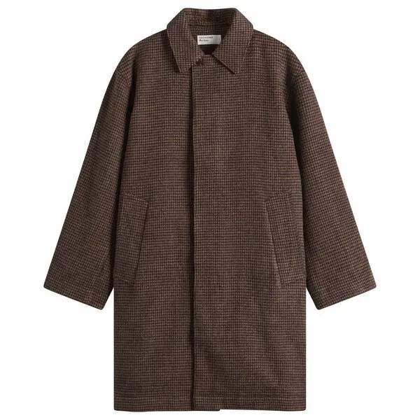 Universal Works Wool Tweed Mix Stan Coat