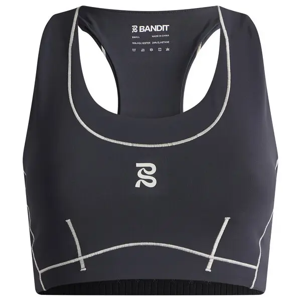 BANDIT Stamina™ Pop Stitch™ Arco Bra - Anthracite/plaster