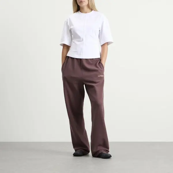 NO PROBLEMO Mini Problemo Straight Leg Sweatpant - Brown