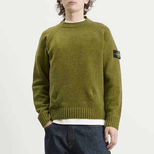 Stone Island Mouline Cotton Chenille Jumper