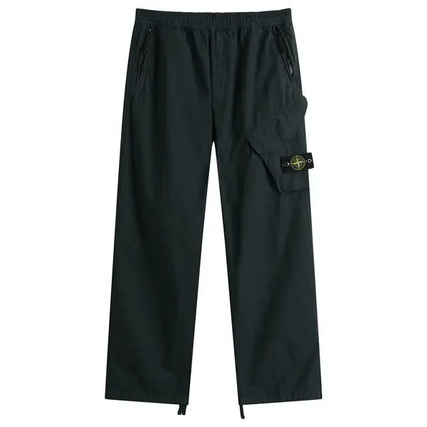 Stone Island Canvas Weave Cotton Trousers