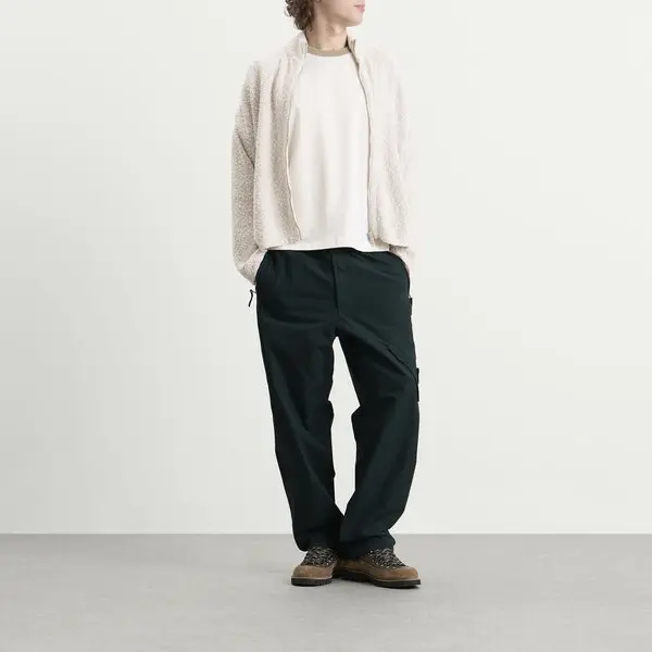 Stone Island Canvas Weave Cotton Trousers