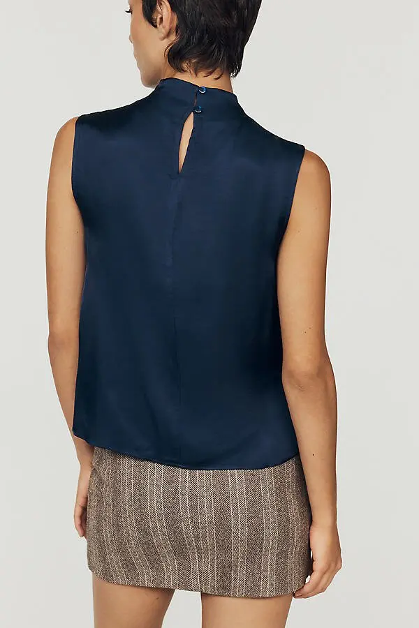 Anthropologie Drapey Tank Top - Eclipse