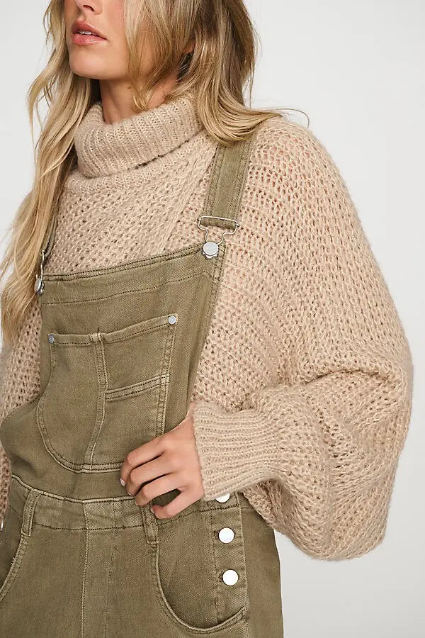 Anthropologie Pilcro Adi Prted Overalls - Green