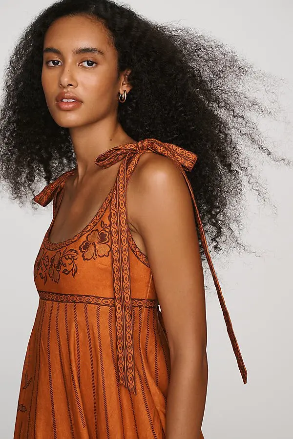 ALEMAIS Boathouse Ballet Linen Dress