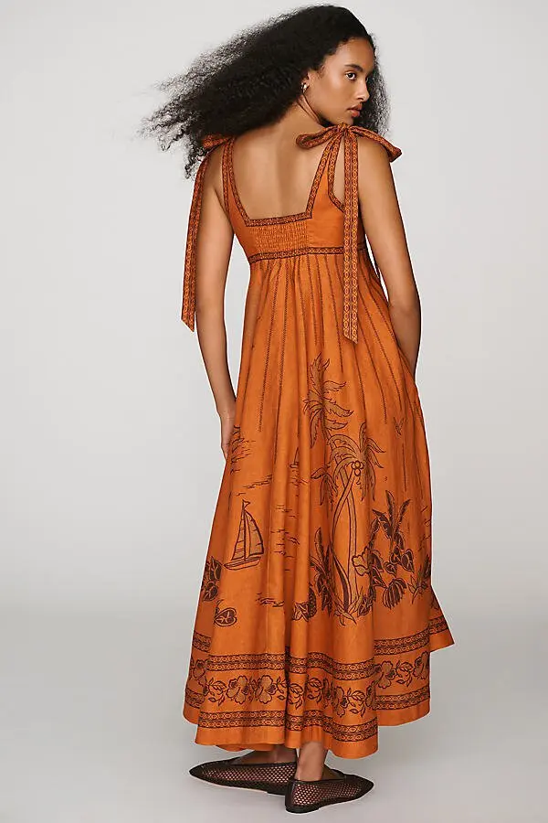 ALEMAIS Boathouse Ballet Linen Dress