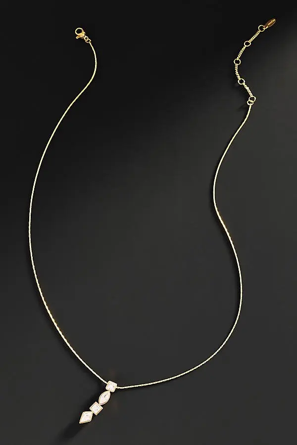 Anthropologie Demi-fe Delicate Pendant Necklace - Gold