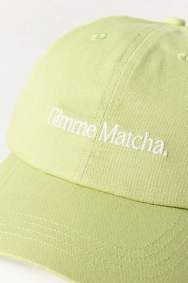GIMME Embroidered Logo Cotton Baseball Cap