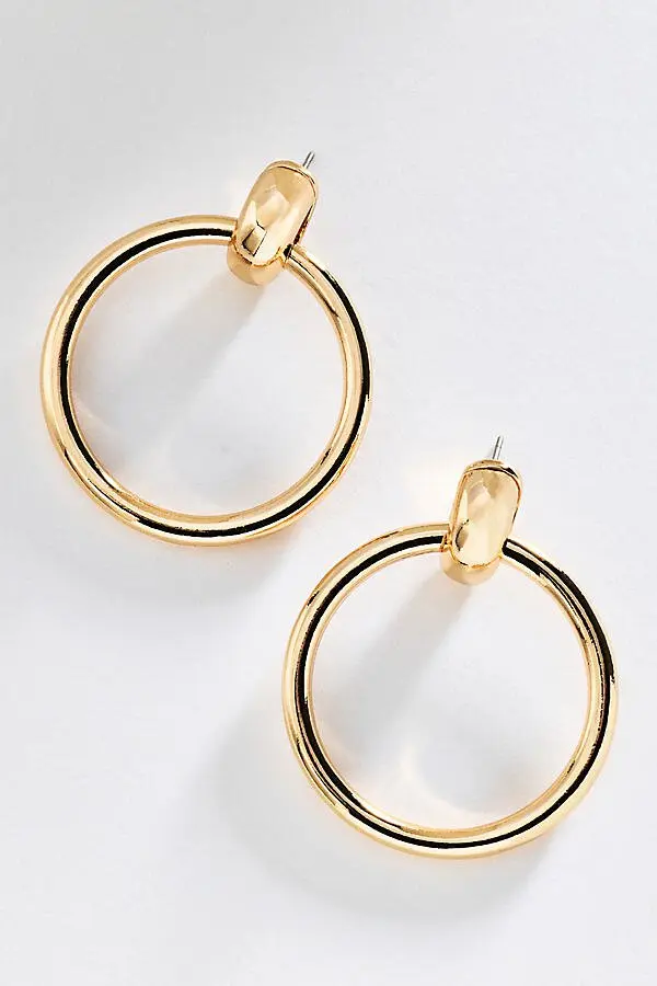 Anthropologie Cirque Drop Earrgs - Gold