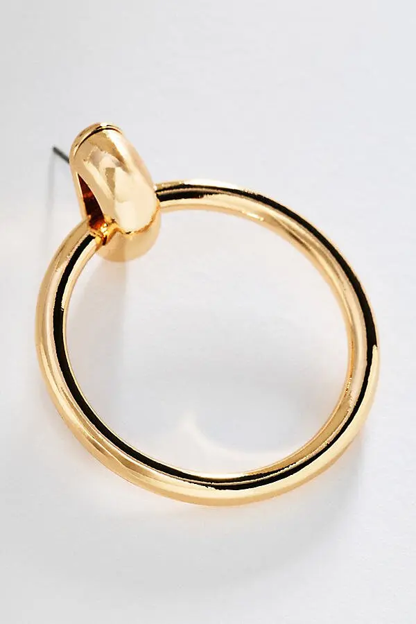 Anthropologie Cirque Drop Earrgs - Gold