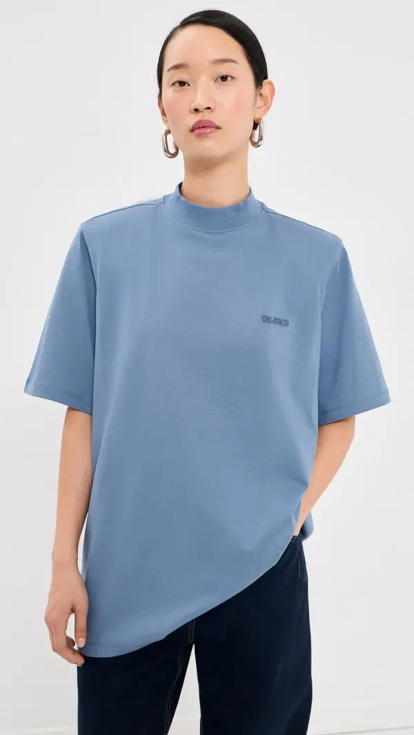Attico Embroidered Logo T-shirt