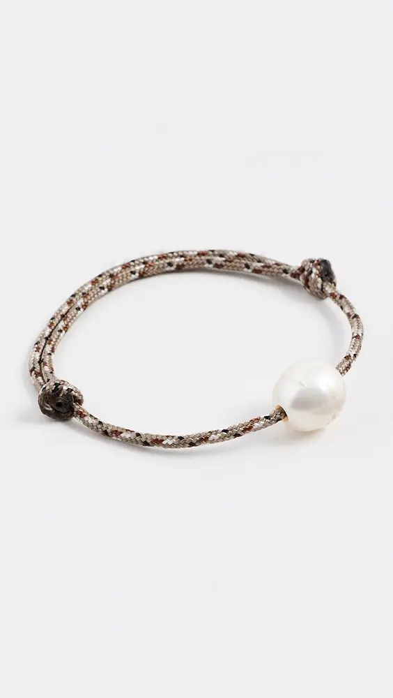 Zoe Chicco Baroque Pearl Paracord Bracelet