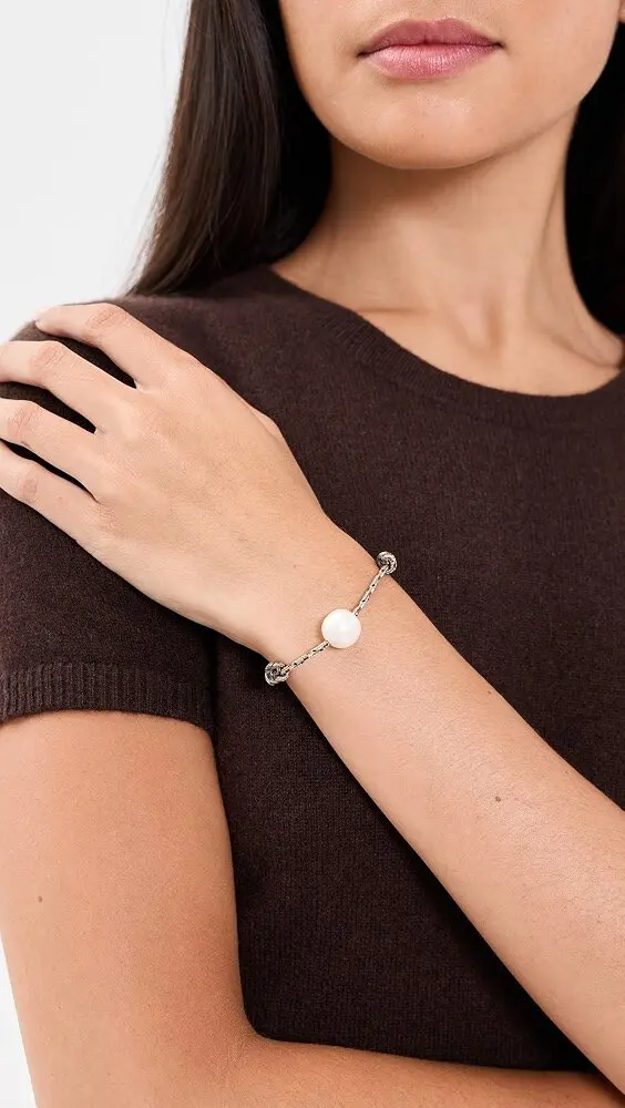 Zoe Chicco Baroque Pearl Paracord Bracelet