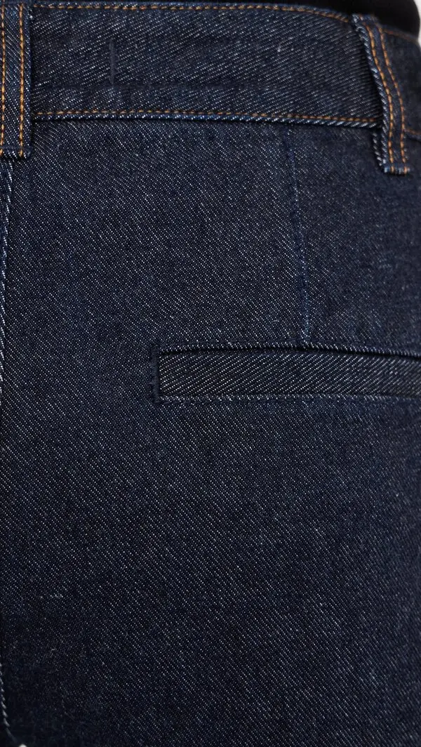 Tibi Indigo Denim Pat Jeans