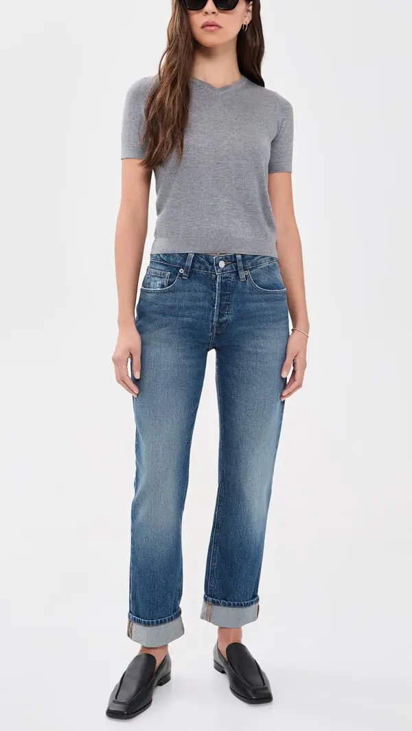 Good American Vintage Straight Ankle Jeans