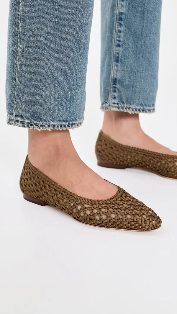 Veronica Beard Cienna Woven Flats