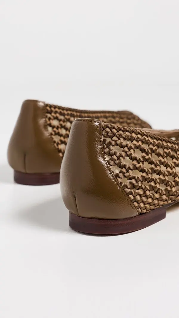 Veronica Beard Cienna Woven Flats