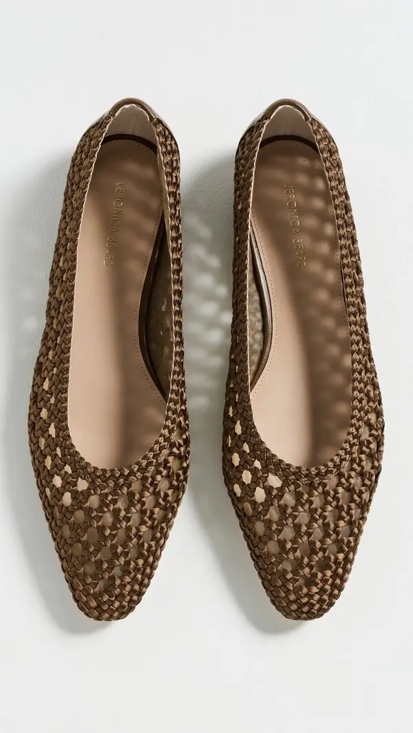 Veronica Beard Cienna Woven Flats