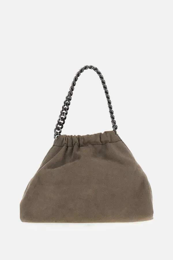 Stella McCartney Falabella Mini Drawstring Bag - Grey