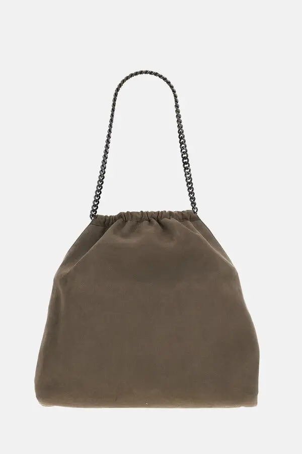 Stella McCartney Medium Falabella Drawstring Bag In Altered Suede