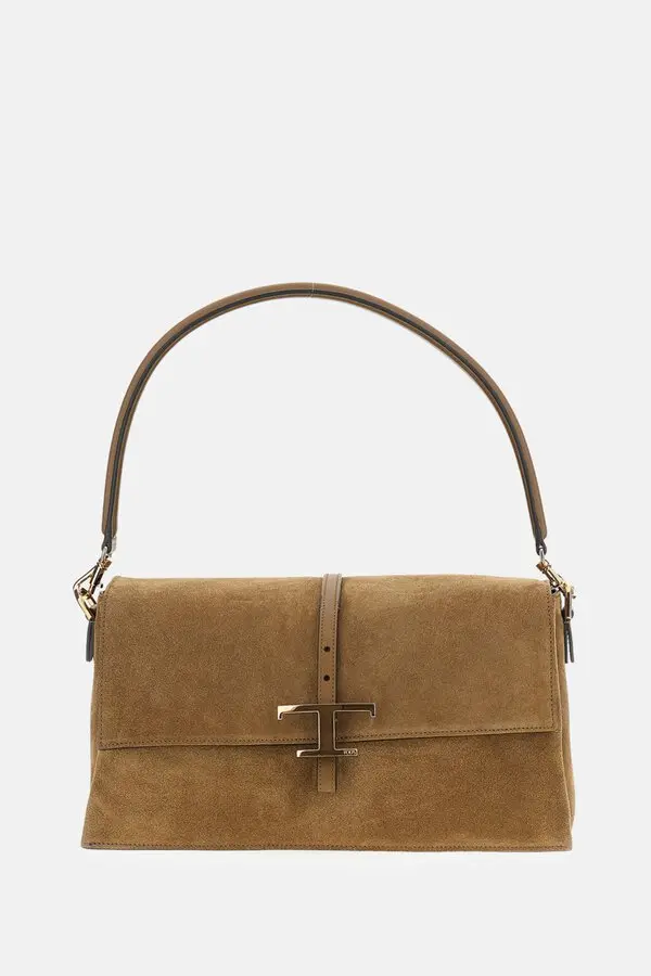 TOD'S T Timeless Flap Bag Small