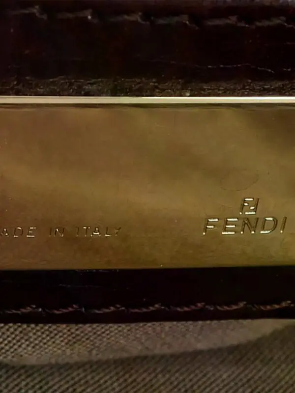 Fendi Zucchino Canvas Tote Bag