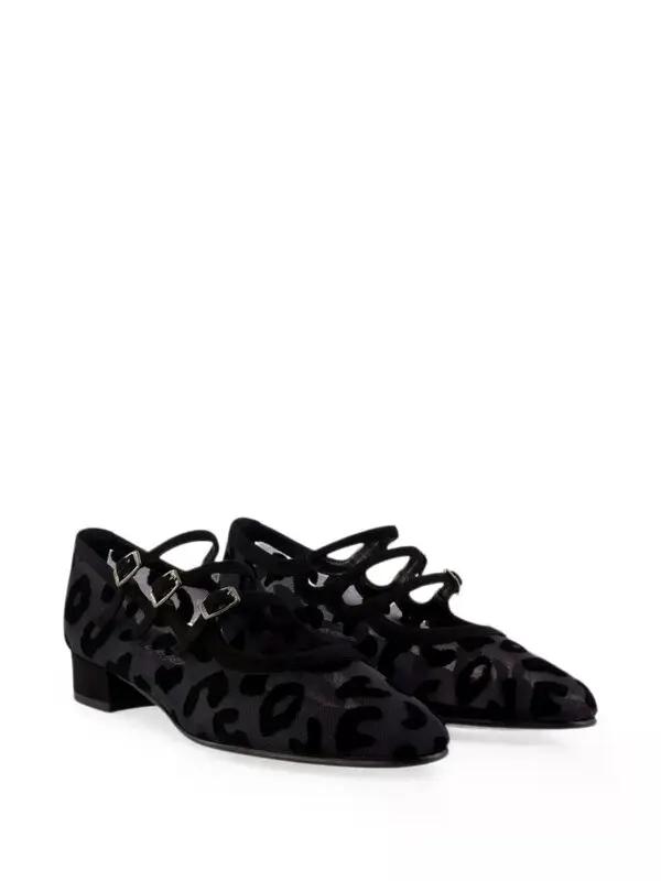 CAREL Ariana Leopard-print Mesh Pumps