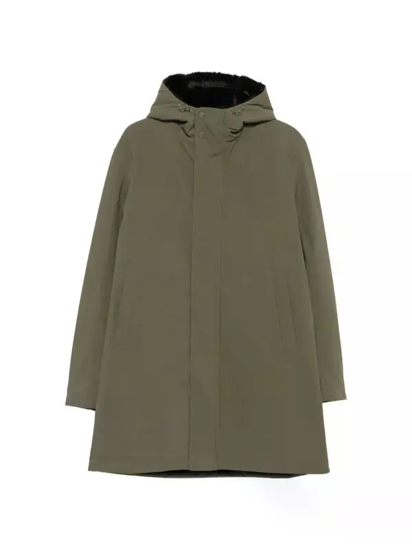 Herno Faux-fur Trim Hooded Jacket