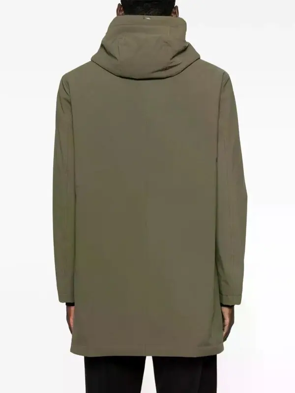 Herno Faux-fur Trim Hooded Jacket