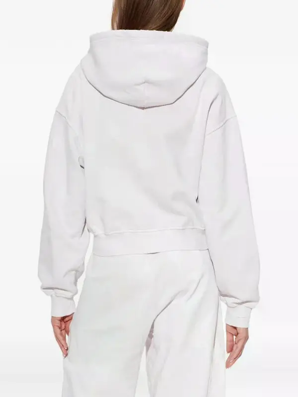 DIESEL® Crystal-embellished Zip-up Hoodie