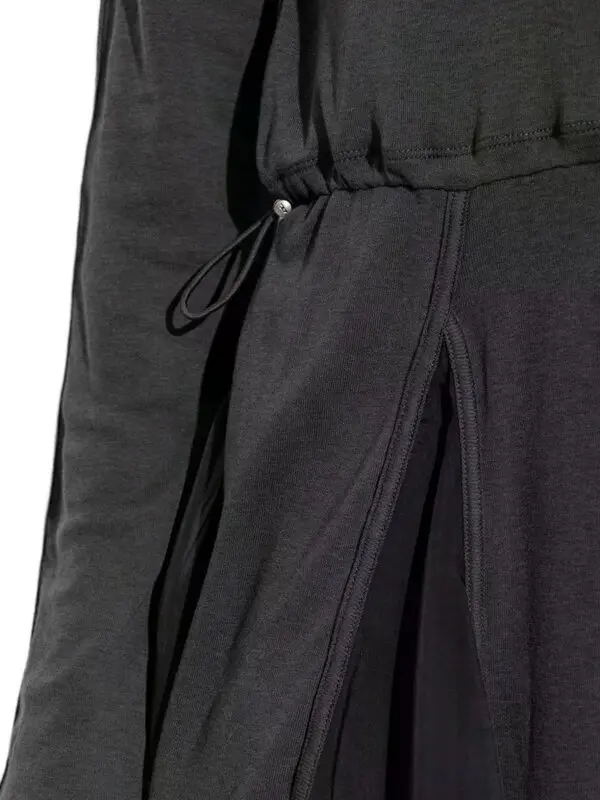 DIESEL® Turtleneck Mini Dress In Jersey And Chiffon