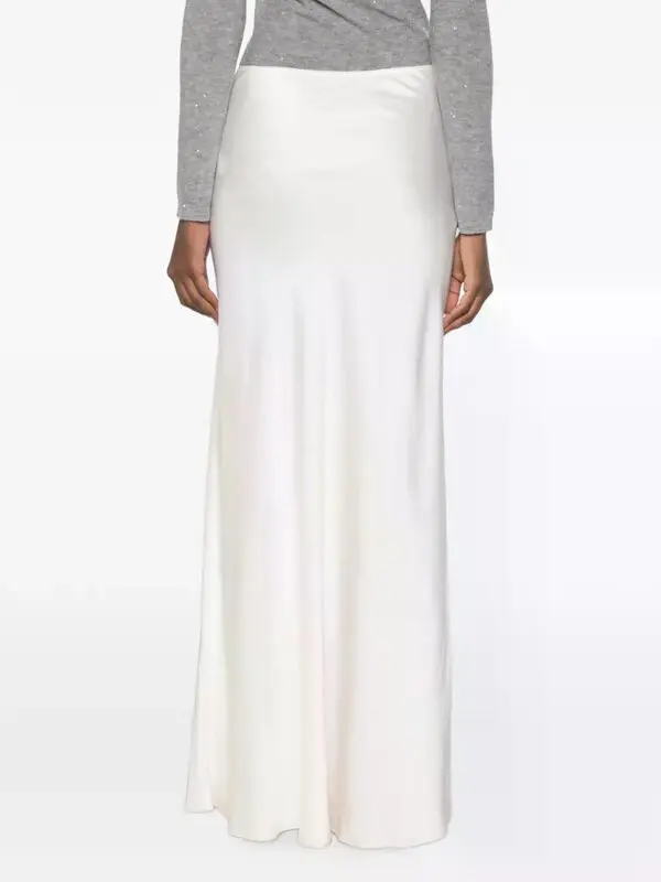 Fabiana Filippi Satin Finish Skirt - White
