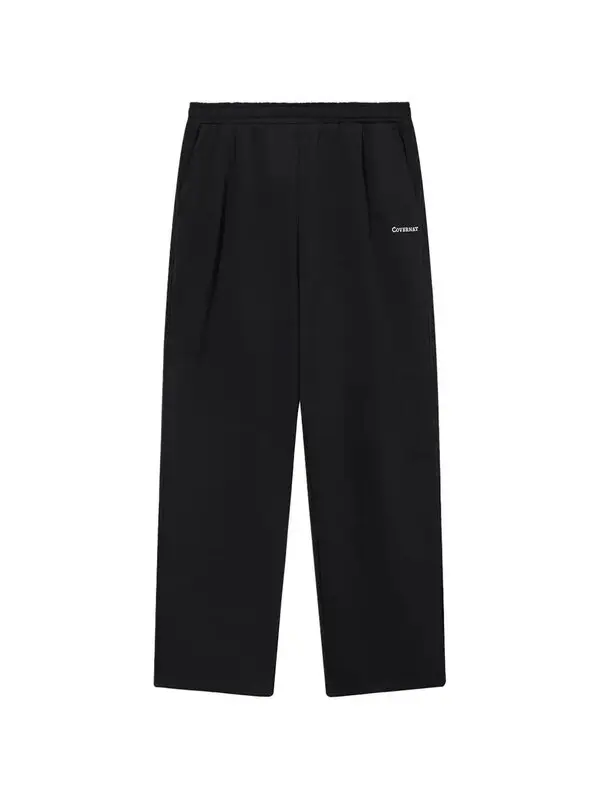 COVERNAT Authentic Logo-embroidered Wide-leg Track Pants