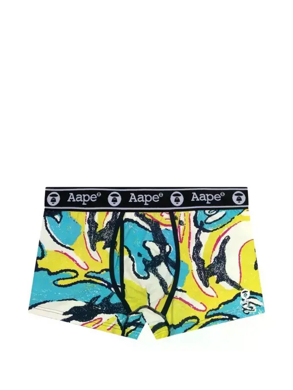 AAPE BY *A BATHING APE Moonface Camo-print Briefs
