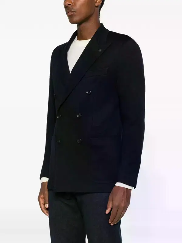 Tagliatore Double-breasted Peak-lapel Blazer