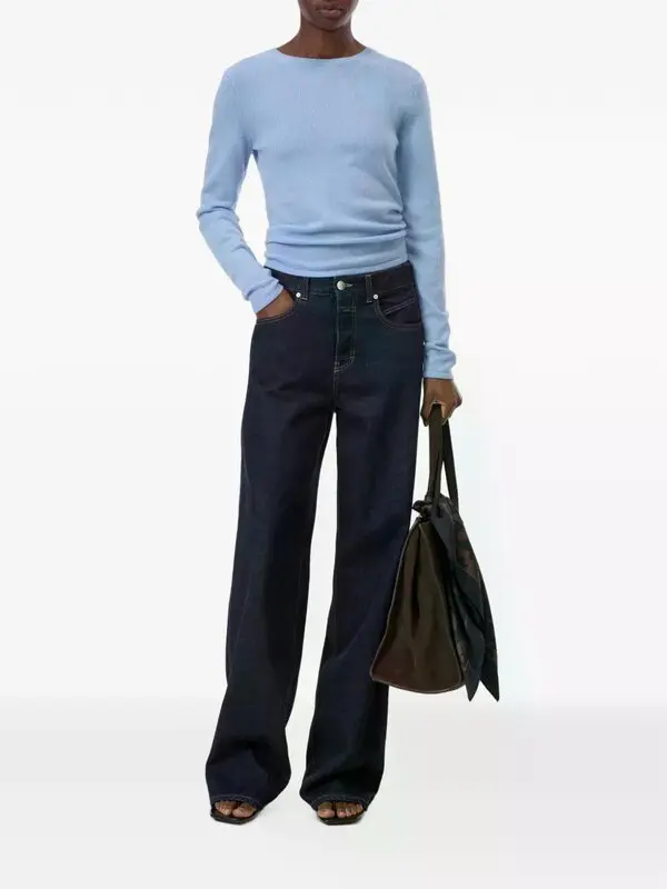 Closed Crew-neck Long-sleeve Sweater