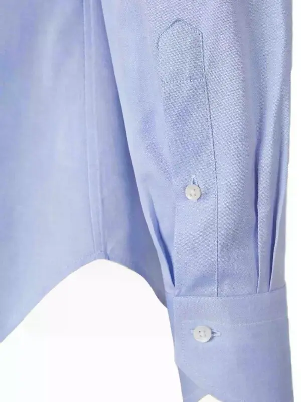 Canali Spread-collar Button-down Shirt