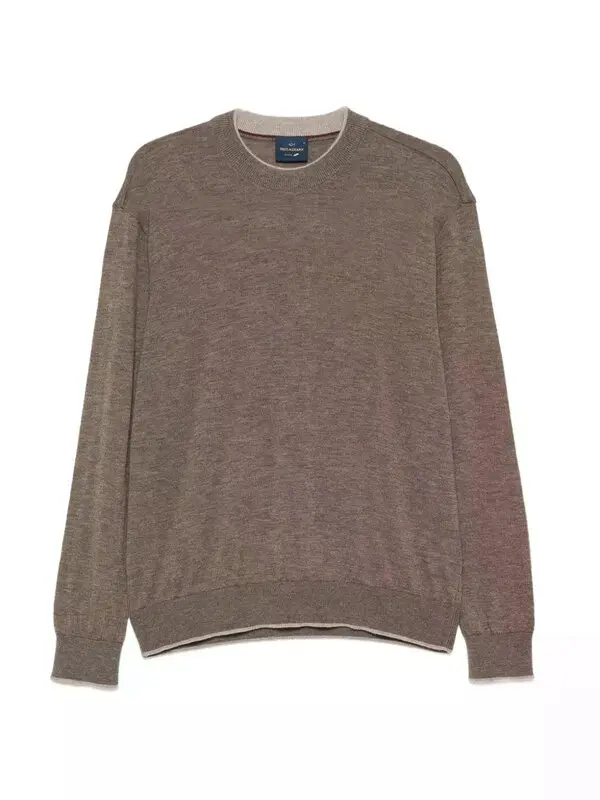 Paul & Shark Long Sleeve Crew Neck Sweater