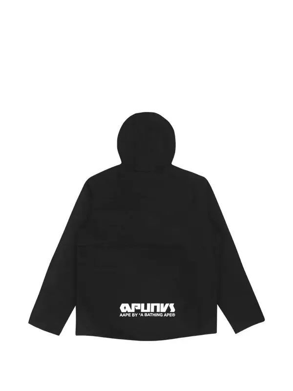 AAPE BY *A BATHING APE Moonface-print Hooded Jacket
