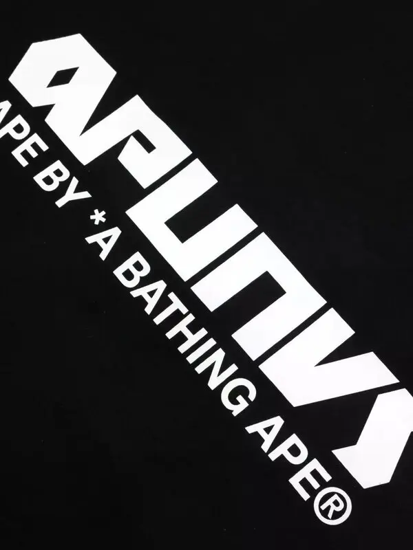AAPE BY *A BATHING APE Moonface-print Hooded Jacket