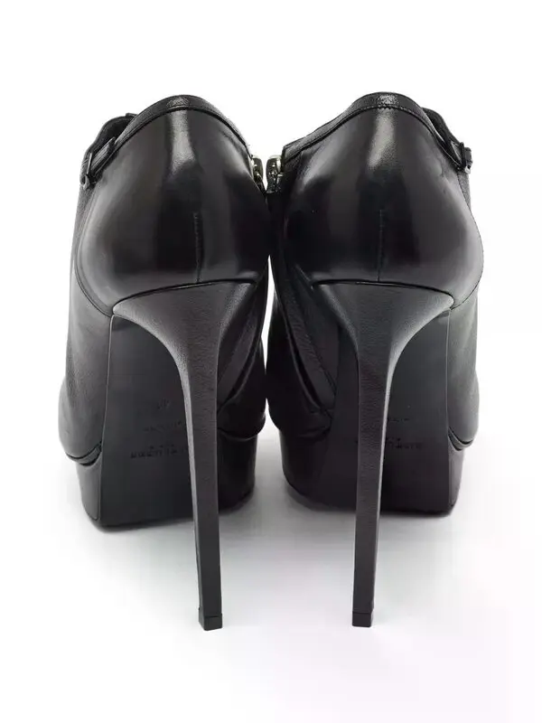 Saint Laurent Janis Studded Leather Ankle Boots