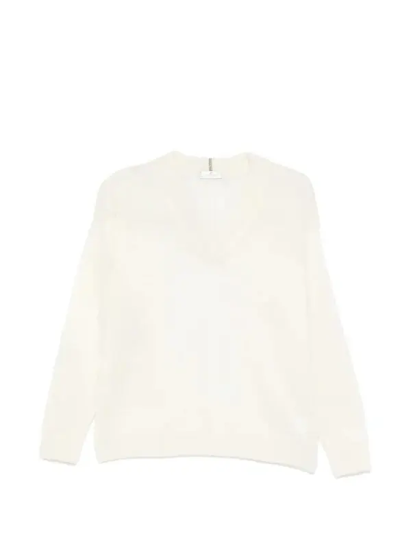 PANICALE V-neck Drop Shoulder Sweater
