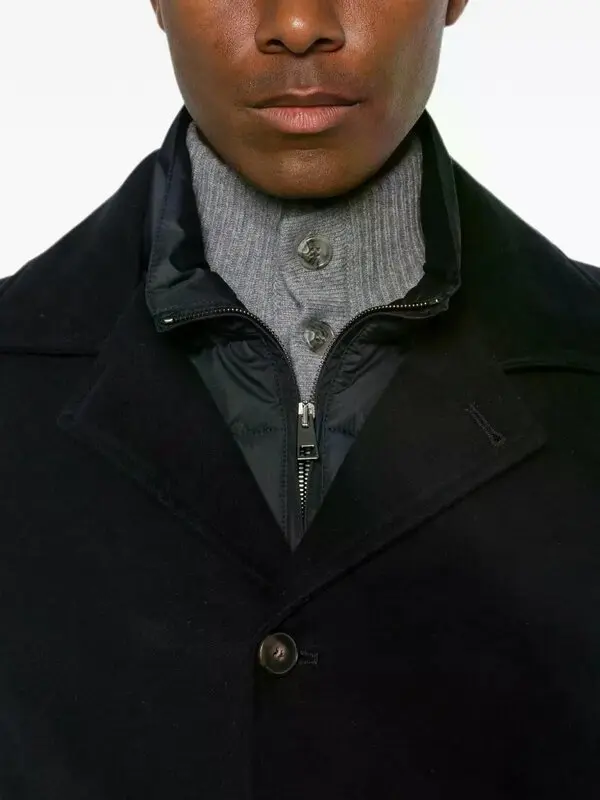 ZEROSETTANTA STUDIO Button-fastening Notched-lapel Coat